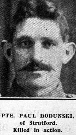 Paul Dodunski - Online Cenotaph - Auckland War Memorial Museum