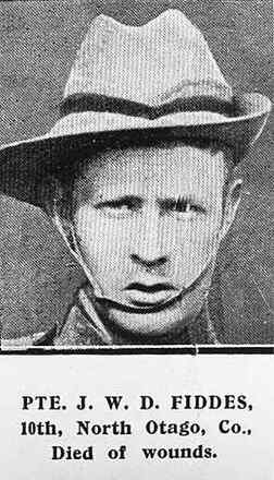James William Dick Fiddes - Online Cenotaph - Auckland War Memorial Museum