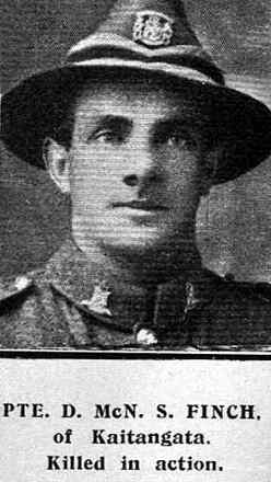 Donald McNaughton Stuart Finch - Online Cenotaph - Auckland War ...