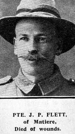 James Peace Flett - Online Cenotaph - Auckland War Memorial Museum