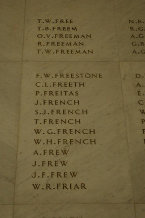 Charles Lewis Freeth - Online Cenotaph - Auckland War Memorial Museum