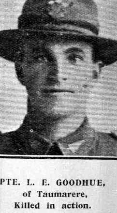 Louis Edward Goodhue - Online Cenotaph - Auckland War Memorial Museum