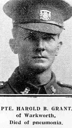 Harold Grant - Online Cenotaph - Auckland War Memorial Museum