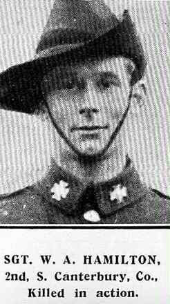 William Alexander Hamilton - Online Cenotaph - Auckland War Memorial Museum