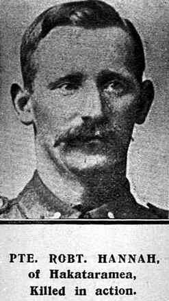 Robert Hannah - Online Cenotaph - Auckland War Memorial Museum