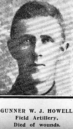 William Jennings Howell - Online Cenotaph - Auckland War Memorial Museum