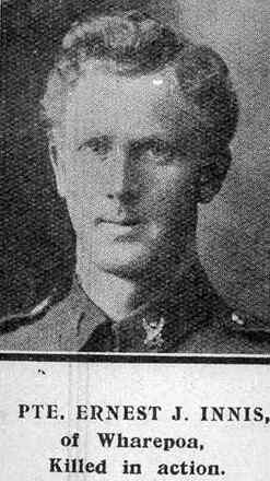 Ernest James Innis - Online Cenotaph - Auckland War Memorial Museum