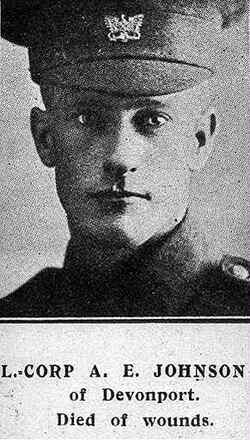 Albert Edward Johnson - Online Cenotaph - Auckland War Memorial Museum