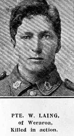 William Laing - Online Cenotaph - Auckland War Memorial Museum