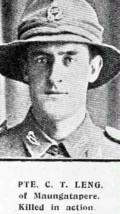 Charles Thompson Leng - Online Cenotaph - Auckland War Memorial Museum