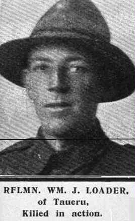 William James Loader - Online Cenotaph - Auckland War Memorial Museum