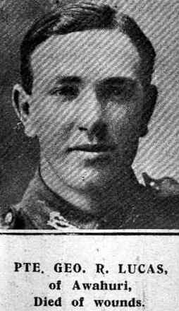 George Robert Lucas - Online Cenotaph - Auckland War Memorial Museum