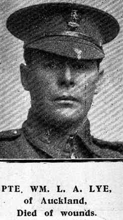 William Lye - Online Cenotaph - Auckland War Memorial Museum