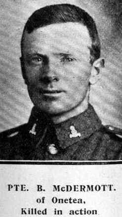 Bryan Peter McDermott - Online Cenotaph - Auckland War Memorial Museum