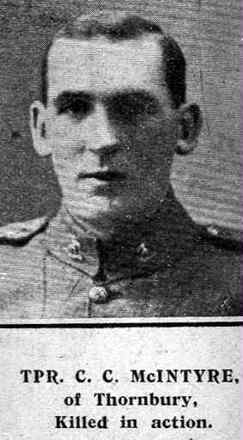 Charles Clements McIntyre - Online Cenotaph - Auckland War Memorial Museum