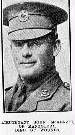 John Mackenzie - Online Cenotaph - Auckland War Memorial Museum