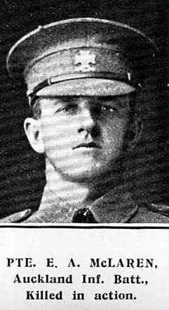 Eric Andrew Mclaren - Online Cenotaph - Auckland War Memorial Museum