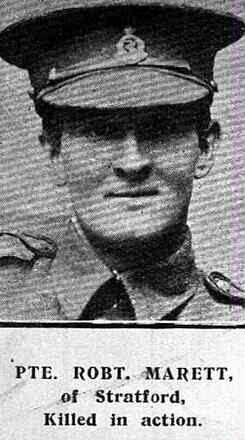 Robert Marett - Online Cenotaph - Auckland War Memorial Museum
