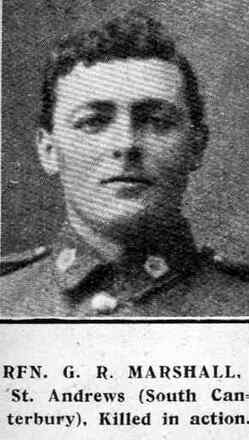George Richard Marshall - Online Cenotaph - Auckland War Memorial Museum