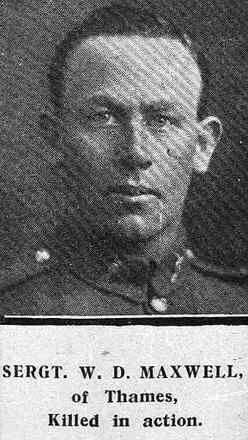 William David Maxwell - Online Cenotaph - Auckland War Memorial Museum