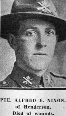 Alfred Ernest Nixon - Online Cenotaph - Auckland War Memorial Museum