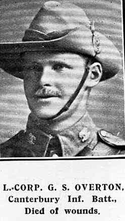 Guy Stanley Overton - Online Cenotaph - Auckland War Memorial Museum