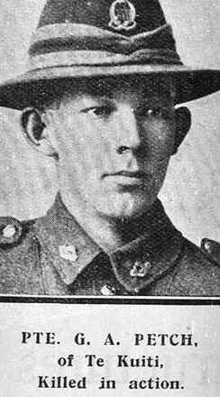 George Alfred Petch - Online Cenotaph - Auckland War Memorial Museum