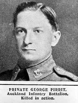 George Pirrit - Online Cenotaph - Auckland War Memorial Museum