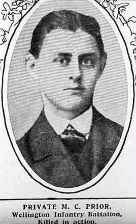 Morton Cole Prior - Online Cenotaph - Auckland War Memorial Museum