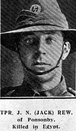 John Neil Rew - Online Cenotaph - Auckland War Memorial Museum