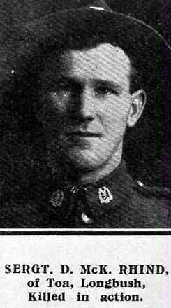 David Rhind - Online Cenotaph - Auckland War Memorial Museum