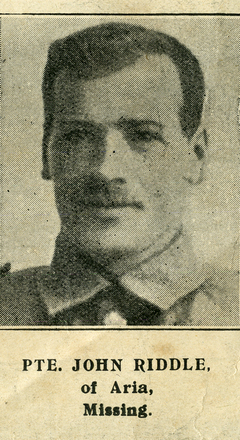 John Riddle - Online Cenotaph - Auckland War Memorial Museum