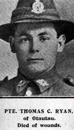Thomas Ryan - Online Cenotaph - Auckland War Memorial Museum
