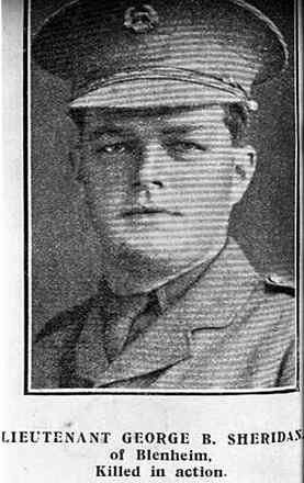 George Byford Sheridan - Online Cenotaph - Auckland War Memorial Museum