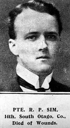 Reginald Peter Sim - Online Cenotaph - Auckland War Memorial Museum