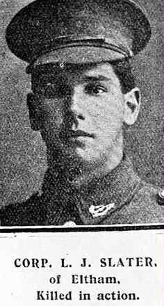 Lewis James Slater - Online Cenotaph - Auckland War Memorial Museum