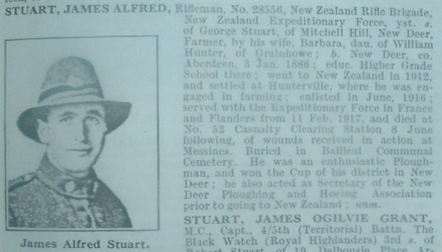 James Alfred Stuart - Online Cenotaph - Auckland War Memorial Museum