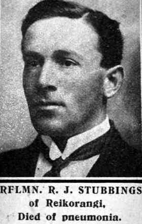 Robert James Stubbings - Online Cenotaph - Auckland War Memorial Museum