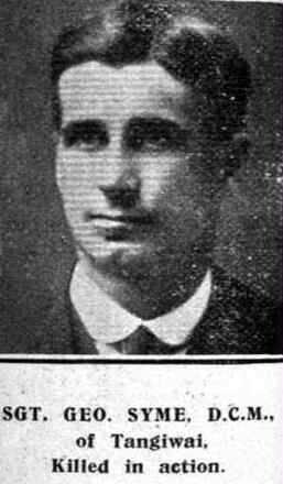 George Syme - Online Cenotaph - Auckland War Memorial Museum