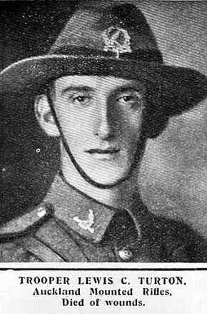Lewis Cuthbert Turton - Online Cenotaph - Auckland War Memorial Museum