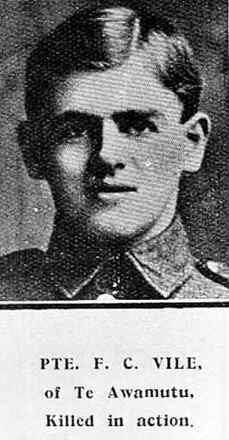 Fred Clarence Rayner Vile - Online Cenotaph - Auckland War Memorial Museum