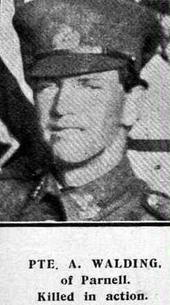 Arthur Walding - Online Cenotaph - Auckland War Memorial Museum