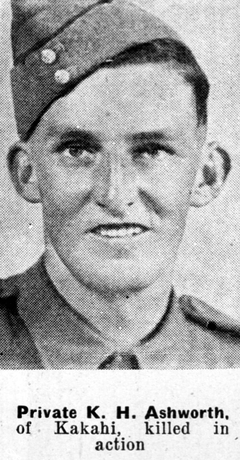Keith Harold Ashworth - Online Cenotaph - Auckland War Memorial Museum