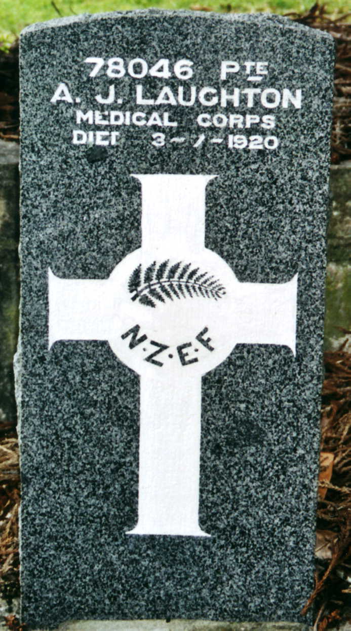 Albert James Laughton - Online Cenotaph - Auckland War Memorial Museum