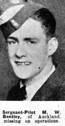 Murray Waldron Bentley - Online Cenotaph - Auckland War Memorial Museum