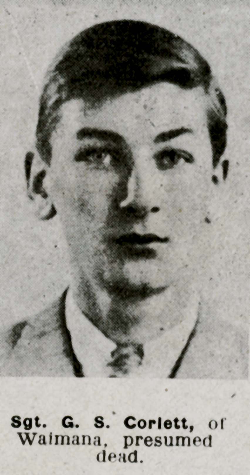 Geoffrey Scott Corlett - Online Cenotaph - Auckland War Memorial Museum