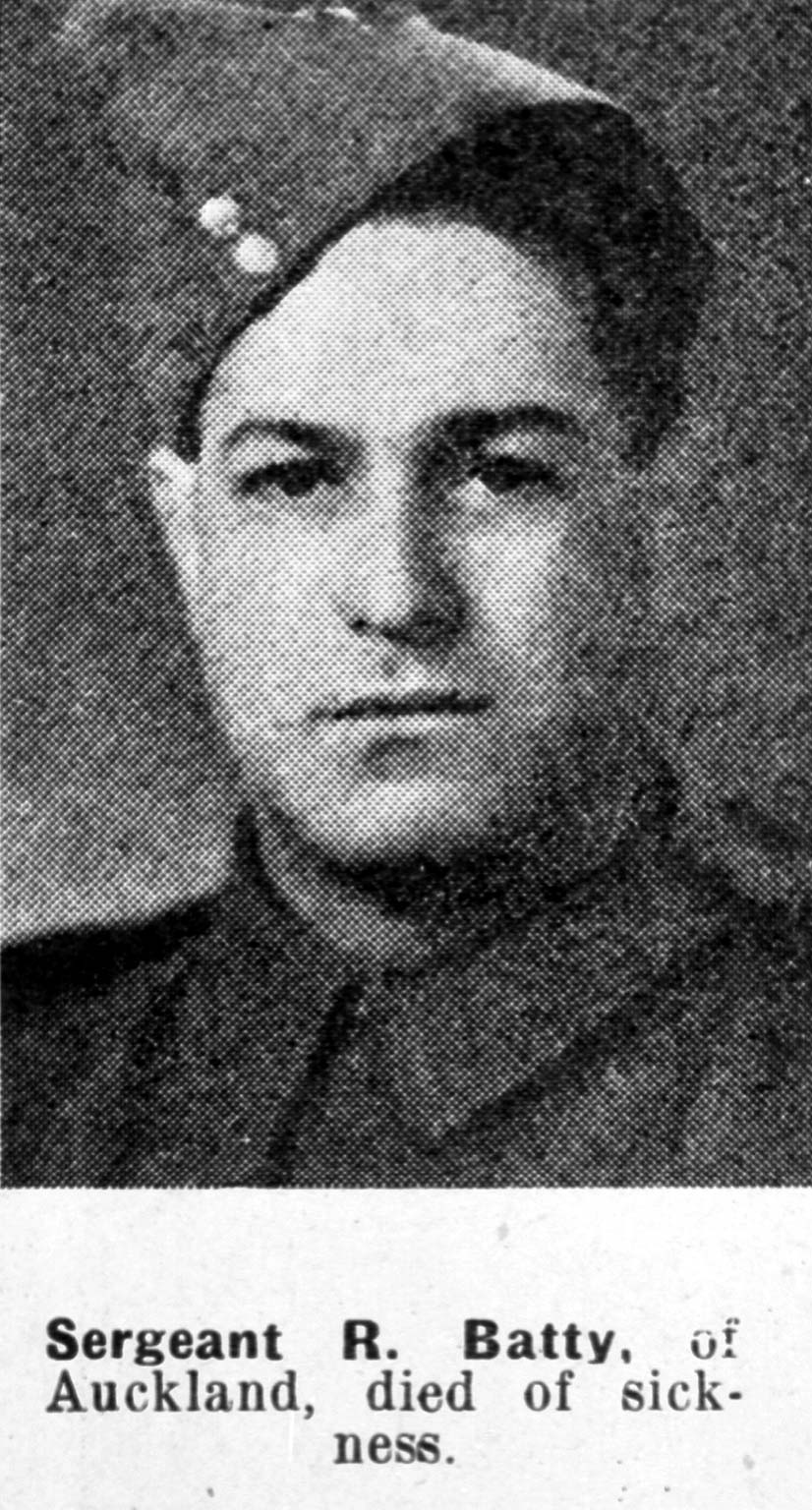 Richard Batty - Online Cenotaph - Auckland War Memorial Museum