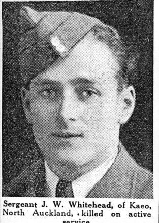 John William Whitehead - Online Cenotaph - Auckland War Memorial Museum