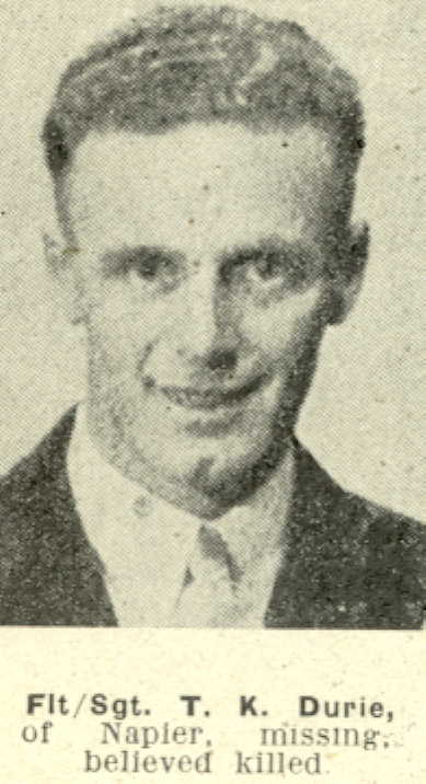 Thomas Kerr Durie - Online Cenotaph - Auckland War Memorial Museum