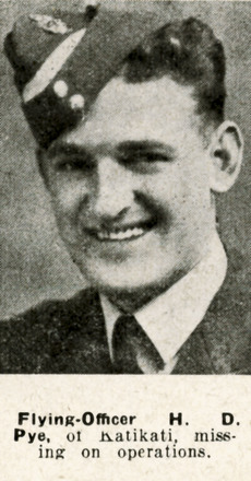 Halford Douglas Pye - Online Cenotaph - Auckland War Memorial Museum